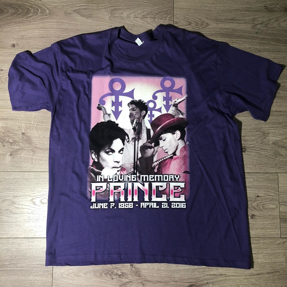 Rare In Loving Memory Prince Purple Shirt - Gem